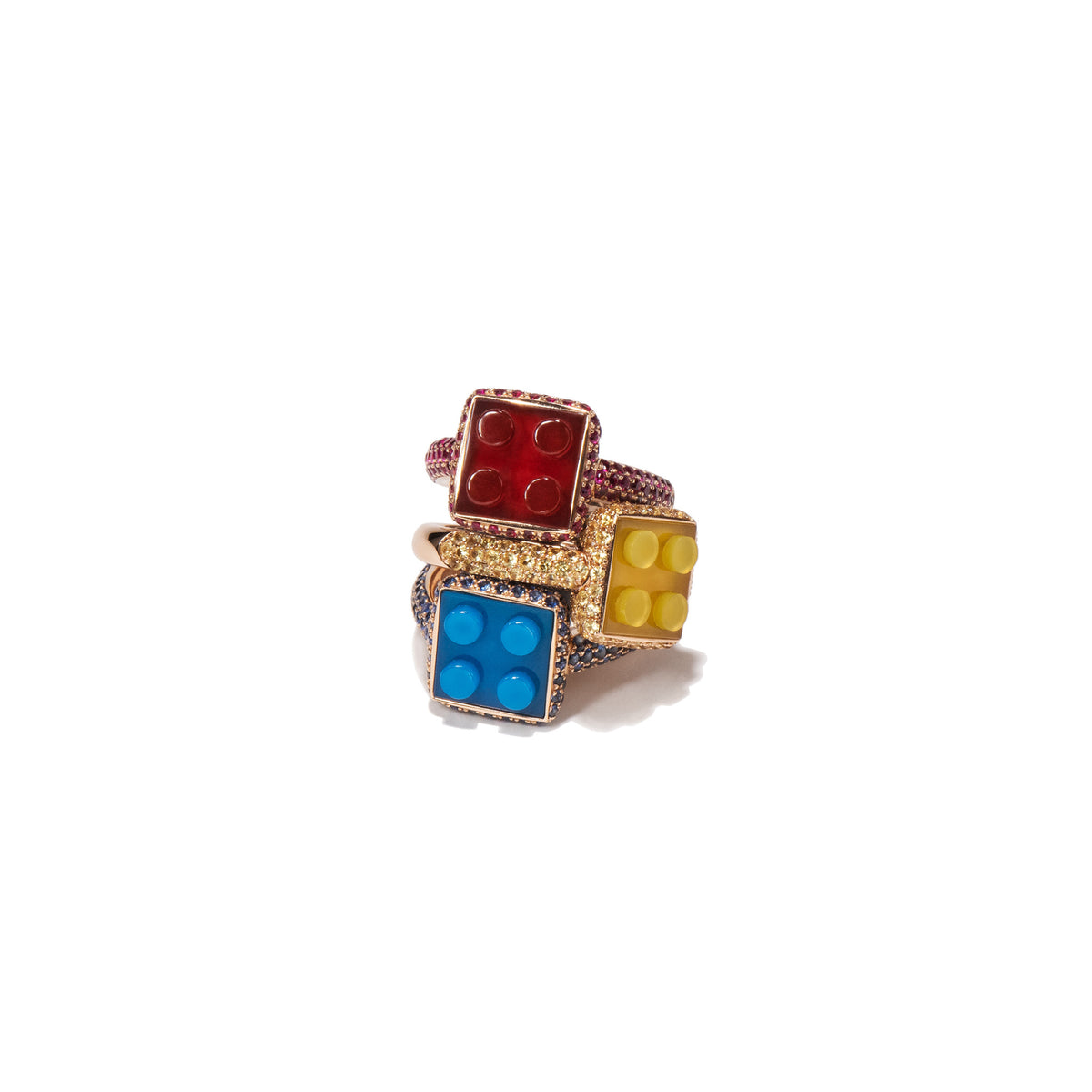 The Bon Bon Block Ring | Fine Jewelry | Nadine Ghosn Official Site ...